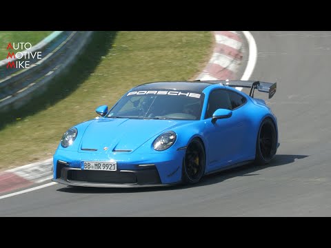 MANTHEY PORSCHE 992 GT3 PUSHING HARD ON THE NÜRBURGRING