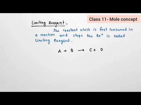 Class 11- what is limiting reagent? || pani puri theory of limiting reagent.