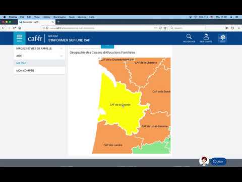 Demande en ligne du Certificat de Radiation / Attestation de Non-paiement de la CAF