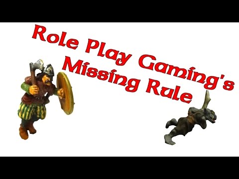 Role Play Gaming's Missing Rule