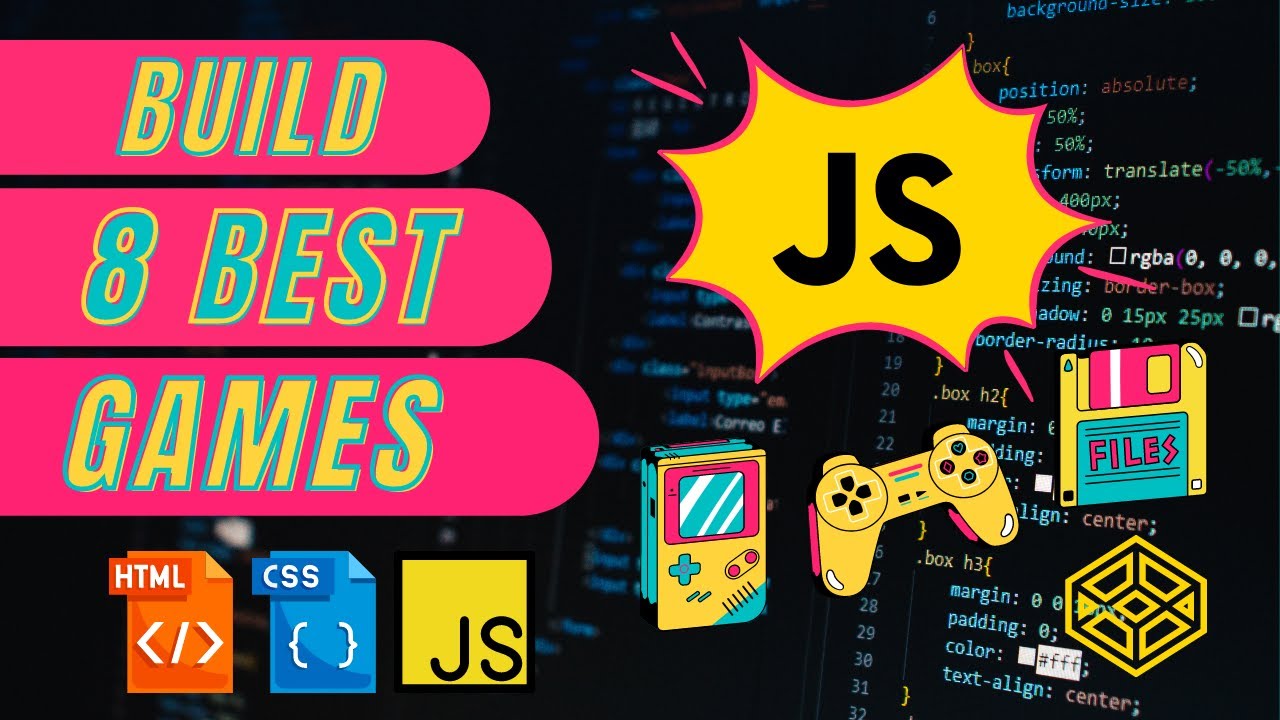 8 Best Games you can build using JavaScript | HTML, CSS, JavaScript | From CodePen. 🔥💯
