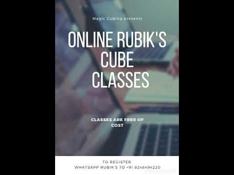Free RUBIK'S CUBE Solving Classes