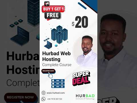Hurbad Web Hosting waa koorso lagu baranayo sida Website live looga dhigo #SomaliLearning #ITSkills