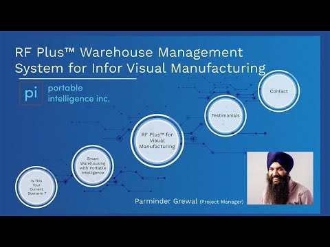 RF Plus™ for Infor Visual Manufacturing
