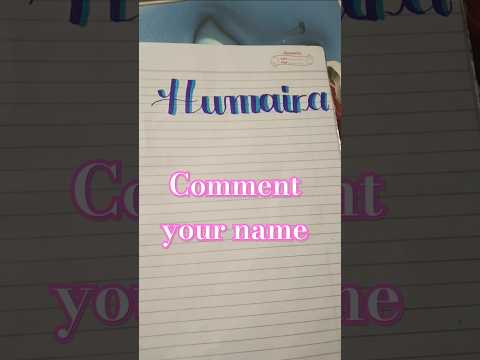 Another name request done. Comment your name for another video!! Subscribe!! #calligraphy #art