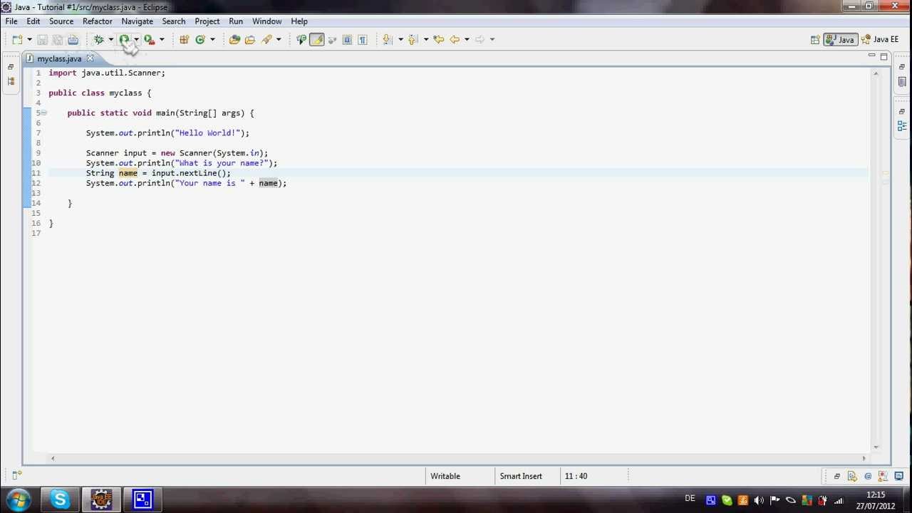 Java Programming #2 - Getting User Input