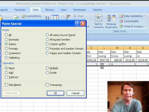 Mr Excel & excelisfun Trick #5: Horizontal Subtotals