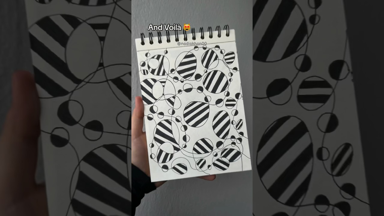 Doodle Tutorial 😻 | day 3 #shorts #doodlewithnadia #art #doodletutorial