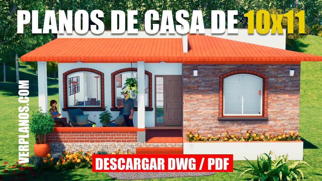 ✅ AFFORDABLE 2-Bedroom House Plan! 🏡 (DWG / PDF) FREE PLAN!