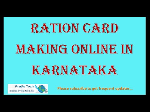 Apply | Get | Check Status Of New Ration Card Online In Karnataka Quick And Easy method 2021 2022
