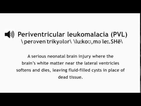 How to Pronounce Periventricular Leukomalacia (PVL)