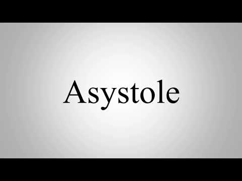 Learn How To Pronounce Asystole