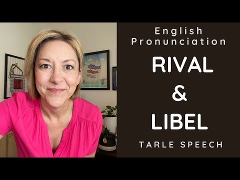 How to Pronounce RIVAL & LIBEL - American English Pronunciation Lesson