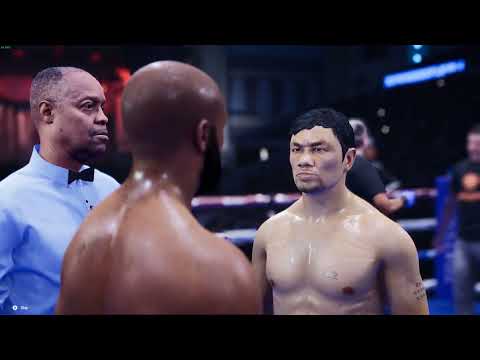 Undisputed Boxing Game Floyd Mayweather, Jr. vs  Manny Pacquiao ( Hard Level )