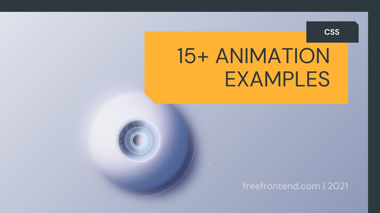 15+ CSS Animation Examples