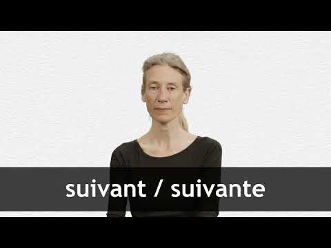 English Translation of “SUIVANT” | Collins French-English Dictionary