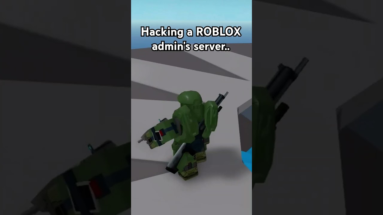 HACK in front of a ROBLOX Admin.. #roblox #naturaldisastersurvival #hacker #admin #shorts