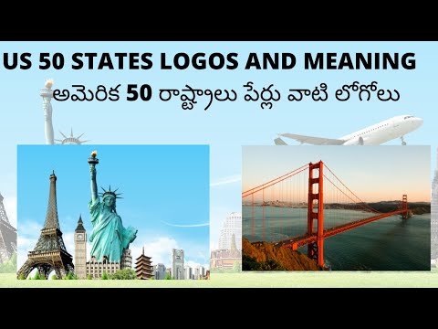 US 50 states logos and meaning | did you know this ? Mind blowing facts #usstates #usa