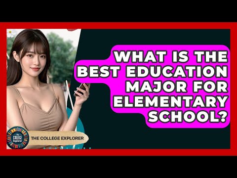 What Is The Best Education Major For Elementary School? - The College Explorer