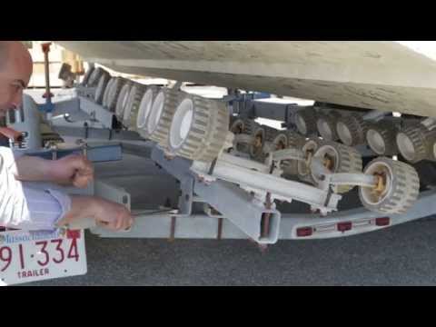 BLT - Trailer Mounted Boat Lift - by Brownell Boat Stands