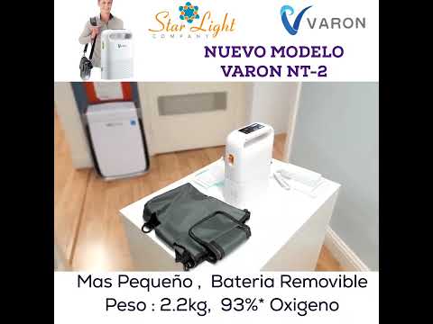 Concentrador de Oxigeo Portatil VARON NT2 PERU