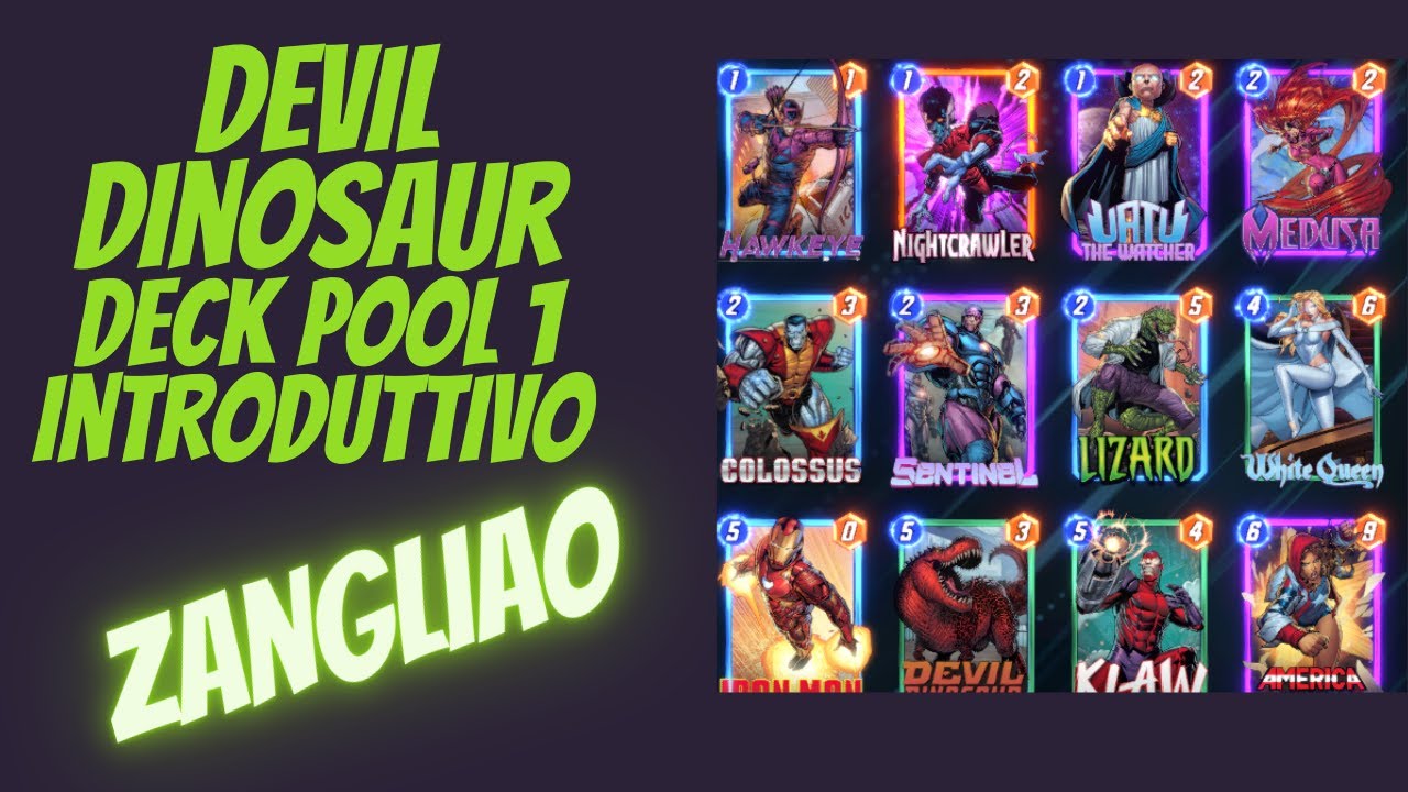 DEVIL DINOSAUR DECK POOL 1 GREAT WORK