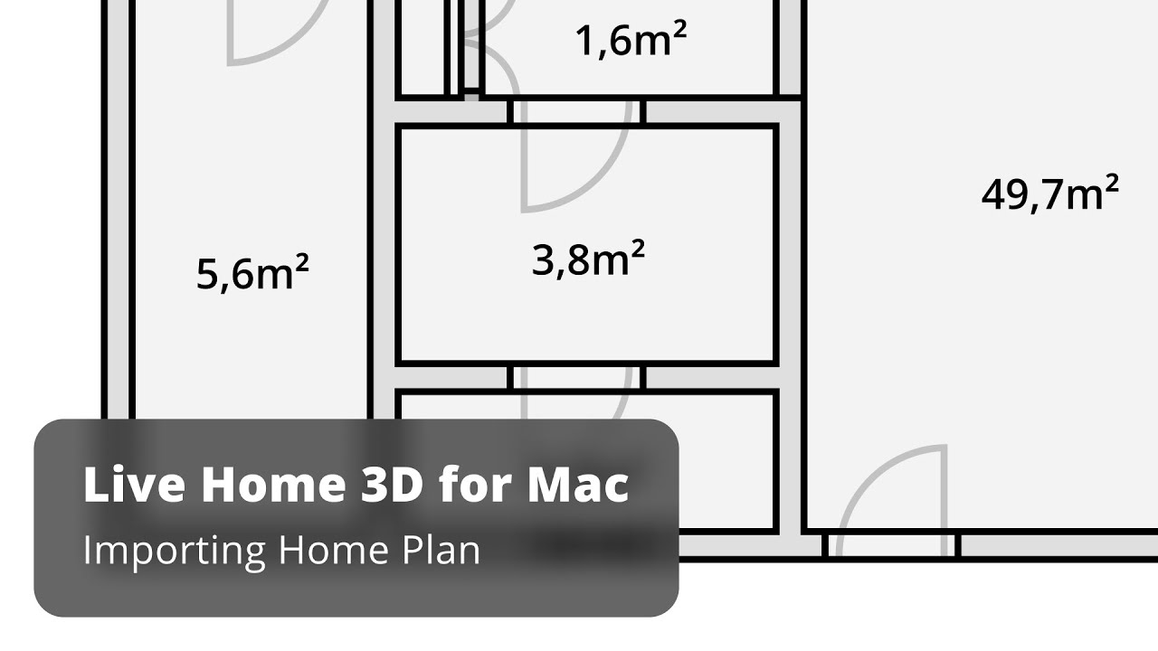 Importing Home Plan - Live Home 3D for Mac Tutorials