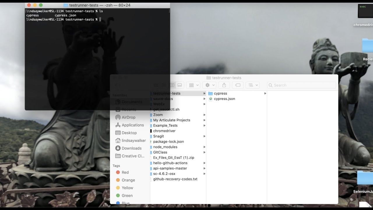 Cypress and Sauce Control | Setup - Archived