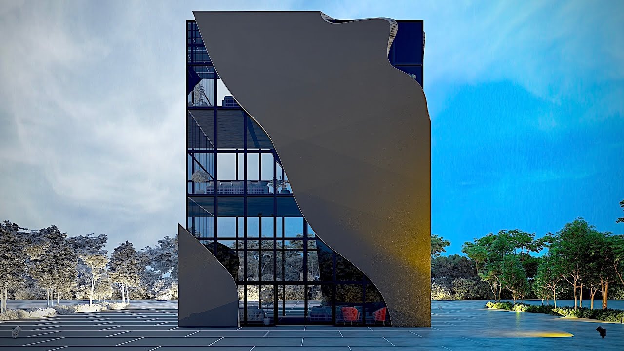 Modern Building Modeling | 3Ds Max Tutorial