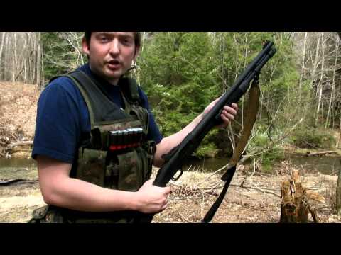 Shooting the Mossberg 590 Tactical Combat 12 Gauge Shotgun