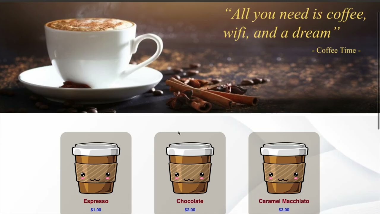 Coffee Shop - Database Project