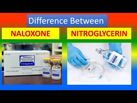 Difference between Naloxone and Nitroglycerin