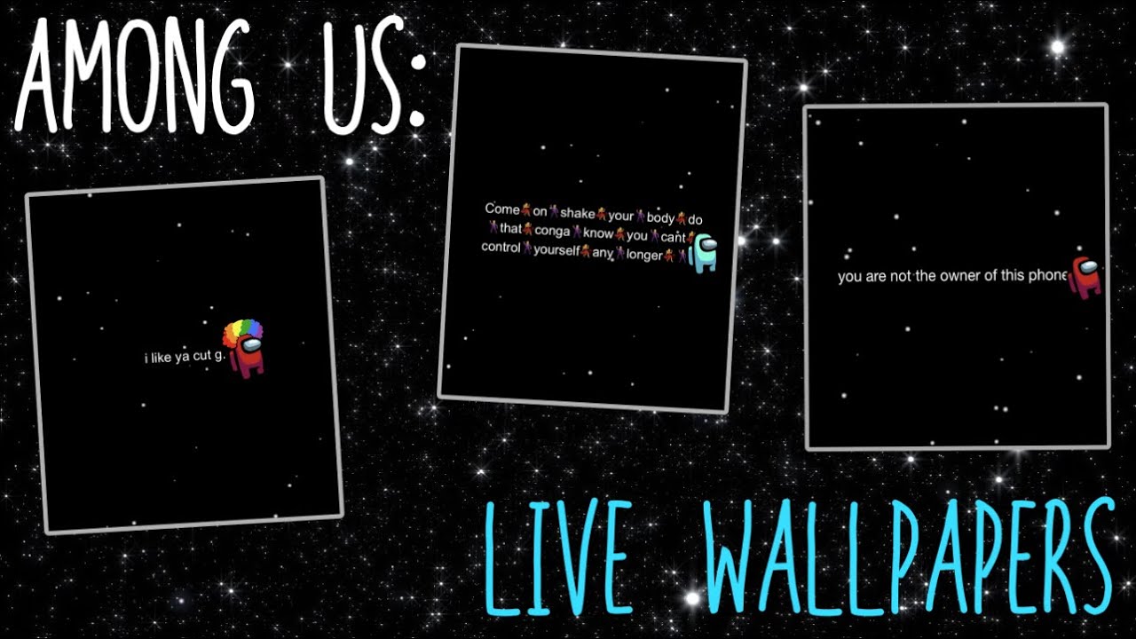 Among Us Live Wallpapers (TikTok Trend) | For iOS and Android