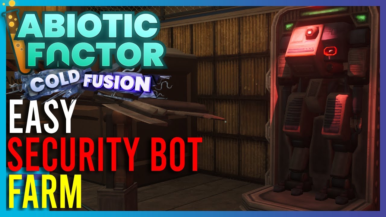 Abiotic Factor - Easy Security Bot Farm | Quick Guides