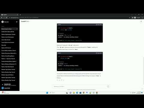 check if array is none python