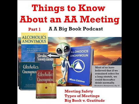 Things to know about an AA meeting -Part I