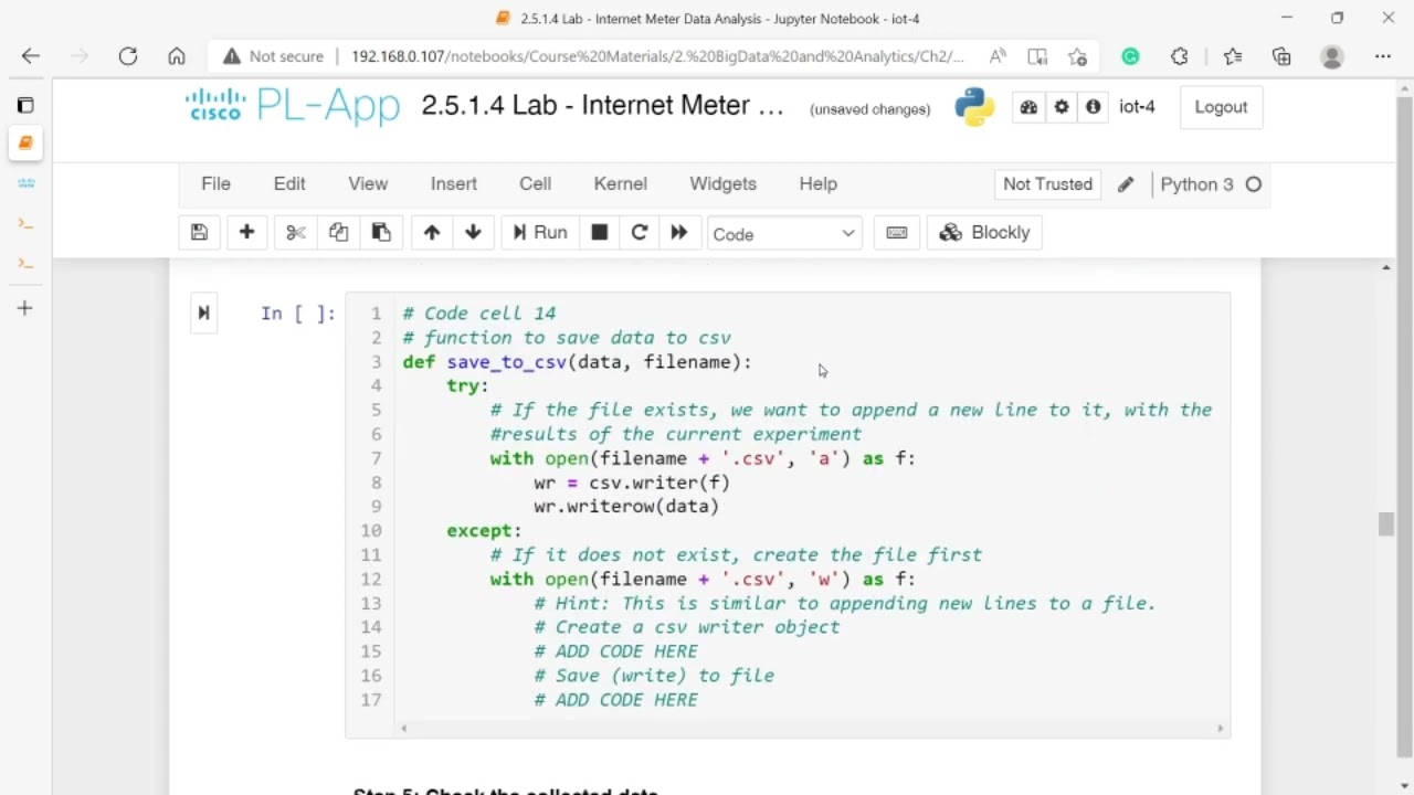 2.5.1.4 Lab - Internet Meter Data Analysis