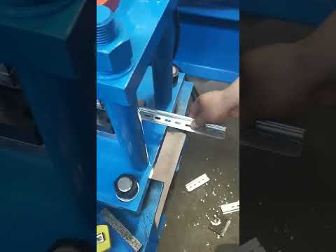 How To Simple Produce Slotted DIN Rail Steel