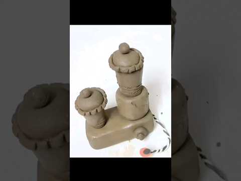 #shorts 🤩DIY How to make clay mixer grinder🤩 #trending #youtubeshorts #shorts