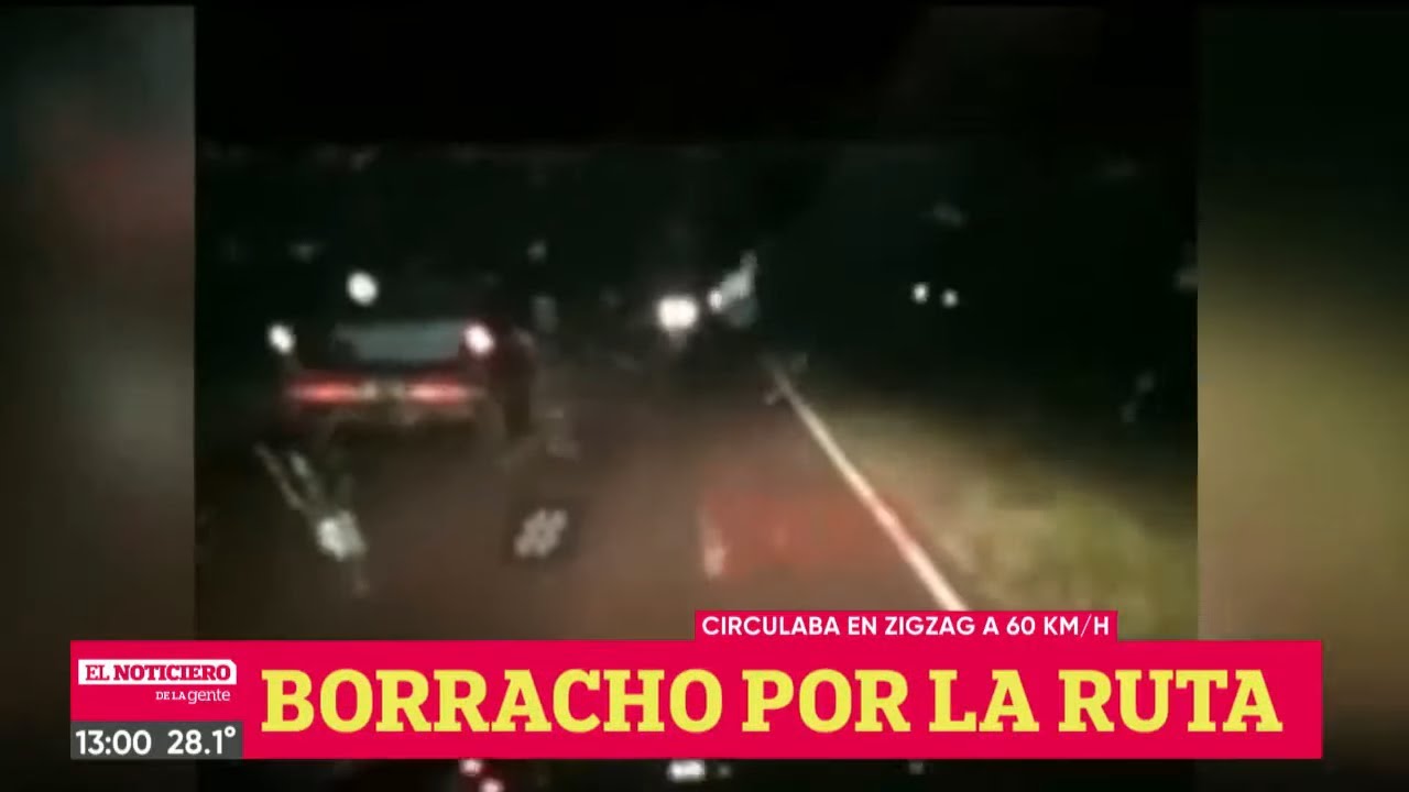 DRUNK on the ROAD: He changed lanes and almost caused an accident - People's News