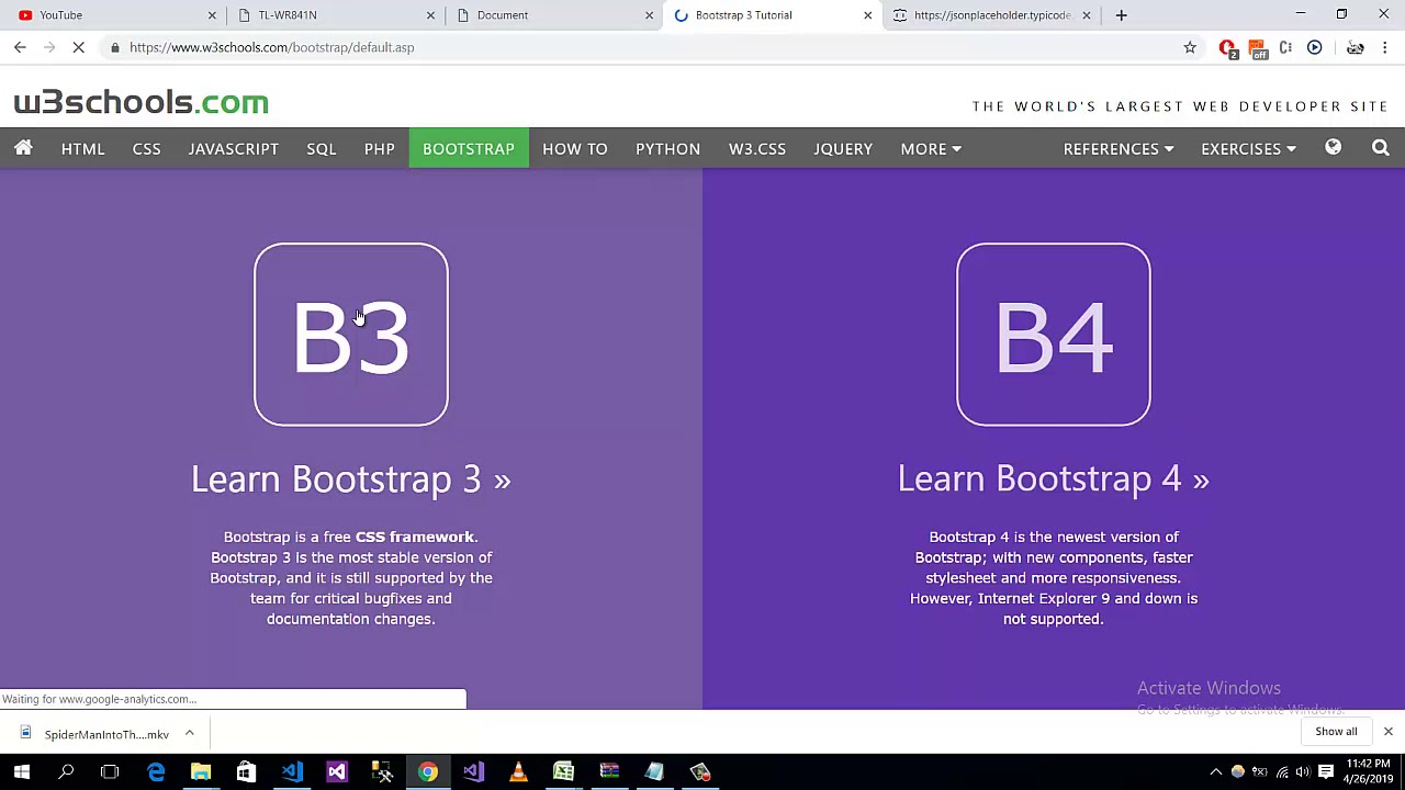 Developing a javascript application | HTML5 | CSS3 | JQUERY | BOOTSTRAP4 | API | JsonPlaceholder
