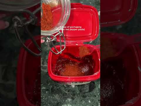 EASIEST tteokbokki (spicy rice cake) SAUCE recipe 😋 #tteokbokki #spicyfood #koreanfood #recipe