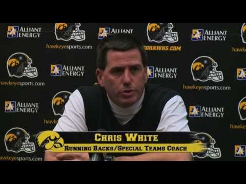 Iowa Football - Portions of Chris White's Press Conference