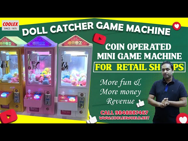 Game Machine - Mini Doll Machine Arcade Claw Crane Game Machine Coin ...