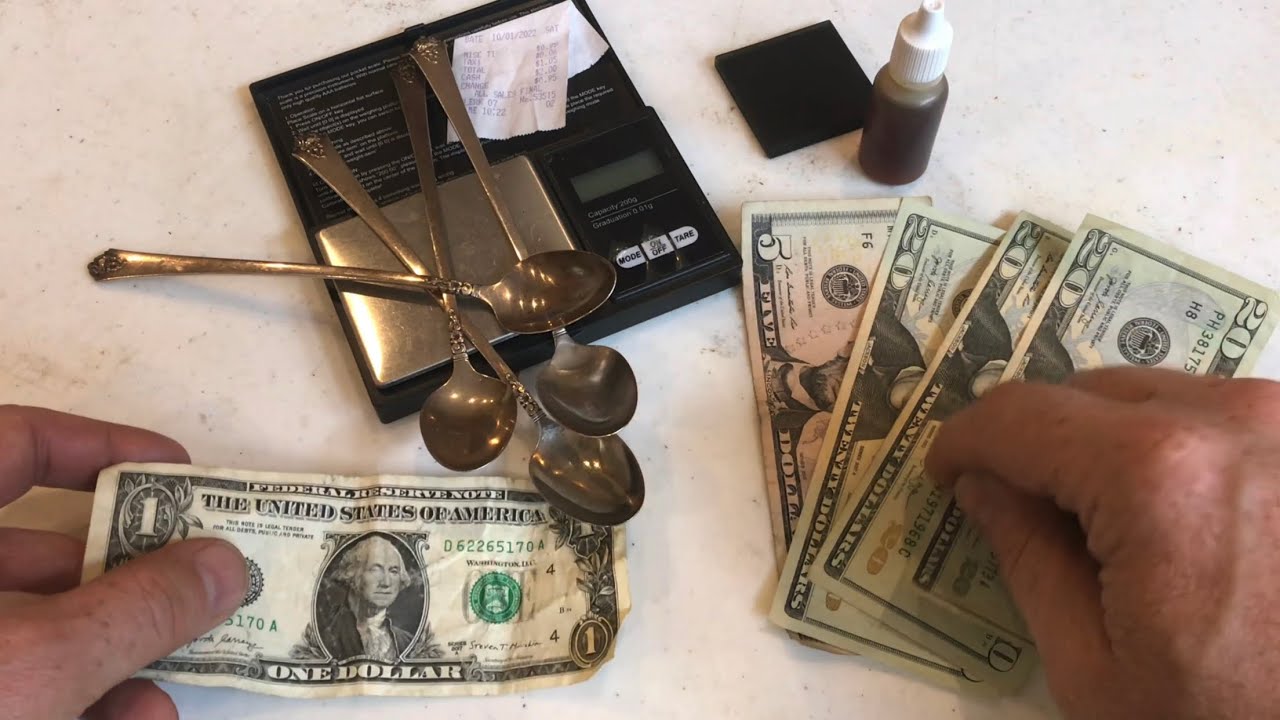 turning “$1” into “$65” at the thrift store (how to find REAL silver)…
