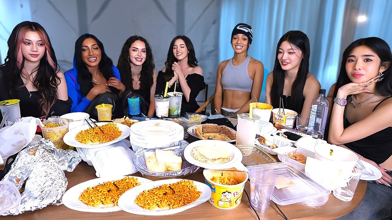 I Hosted A Mukbang With KATSEYE!