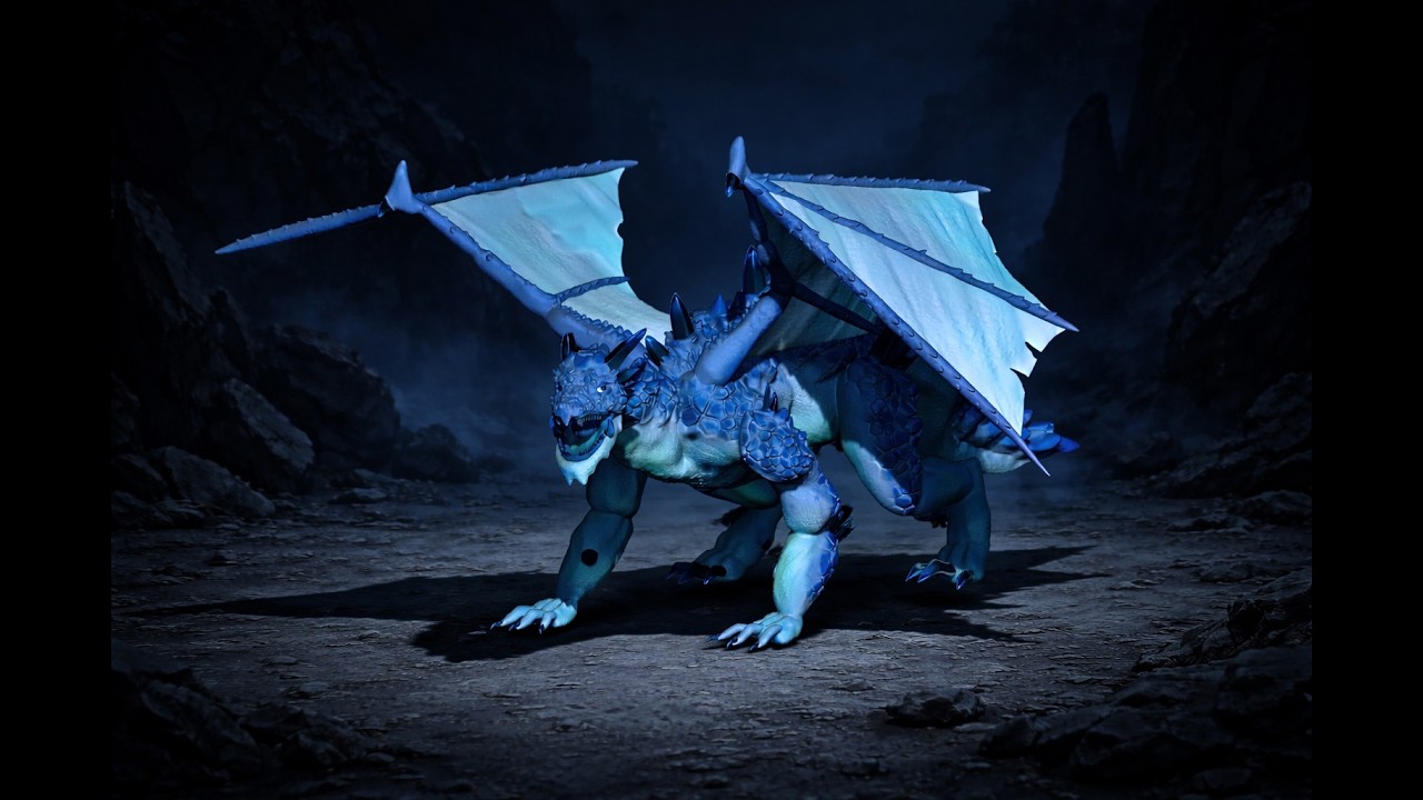 Blue Dragon – Creature Sculpt Turnaround