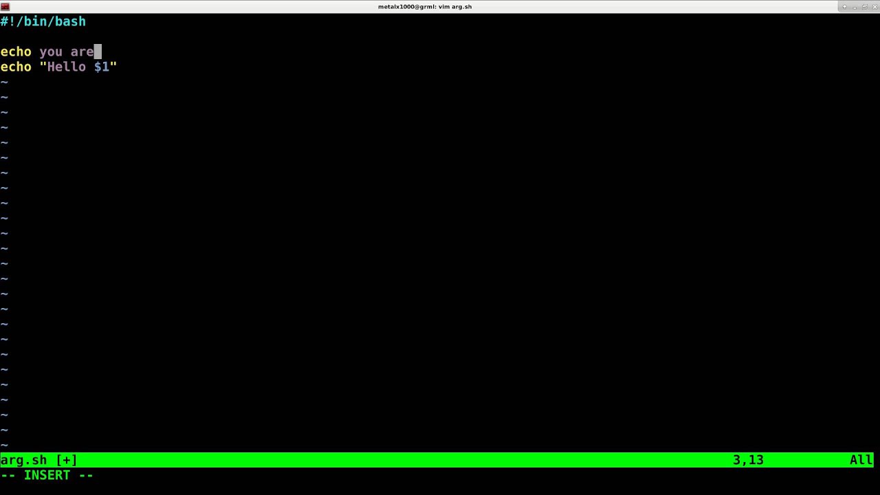 Parameters Arguments Linux Shell Script Tutorial