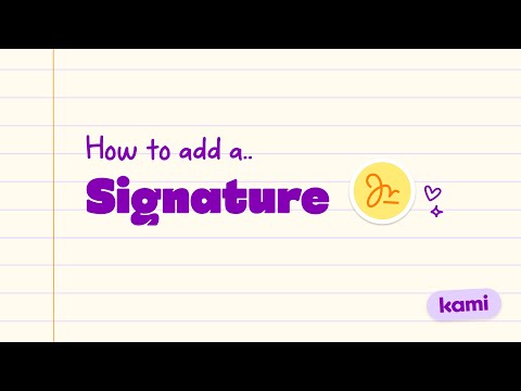 Signature tool | Sign documents with ease