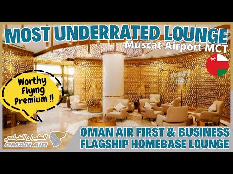 🇴🇲 UNDERRATED 💎 HIDDEN GEM Oman Air First & Business Class Lounge Muscat Airport Report Tour Review